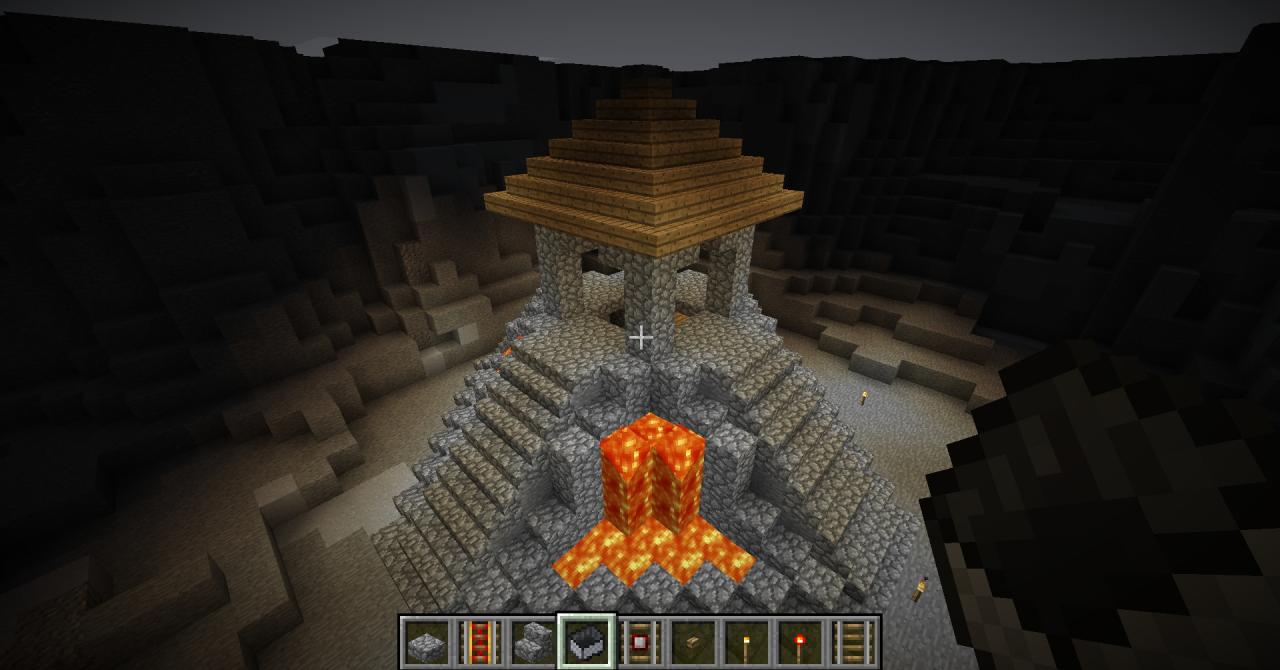 Temple of evil-Caved in Minecraft Map