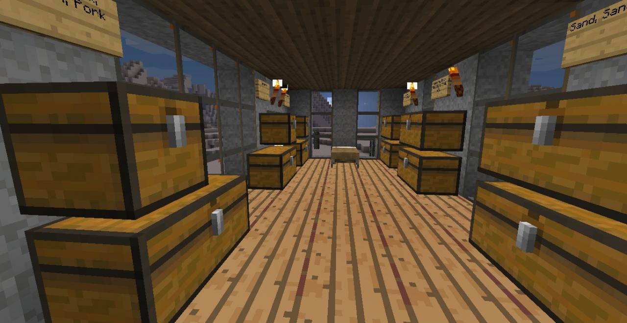 Starter Home (lots of storage and hidden rooms) Minecraft Map