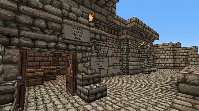 Island Fortress Minecraft Map