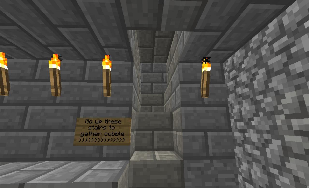 Cobblestone Generator Minecraft Map