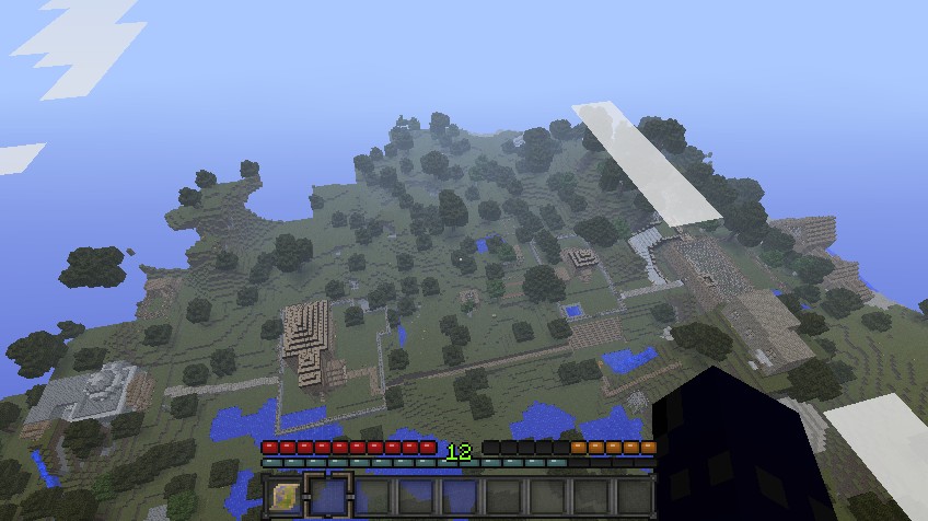 7 Buildings In One World! Minecraft Map