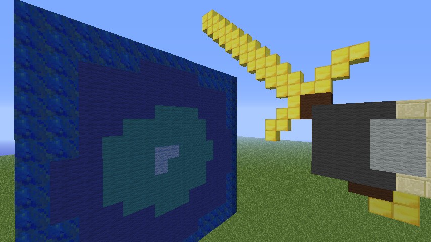 Sky vs the squid Minecraft Map