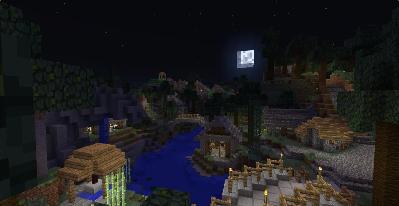 Chinese town Minecraft Map