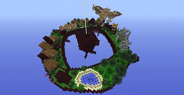 Sky Village Minecraft Map