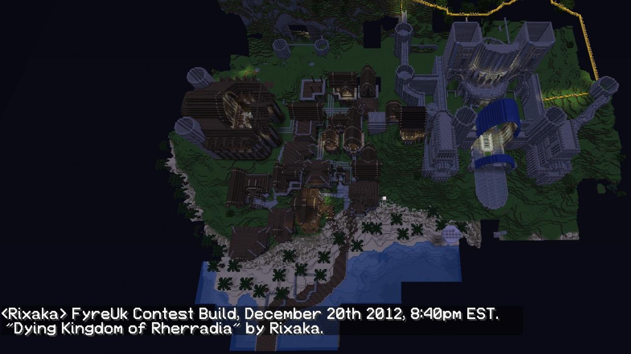 FyreUk Contest: Dying Kingdom of Rherradia Minecraft Map