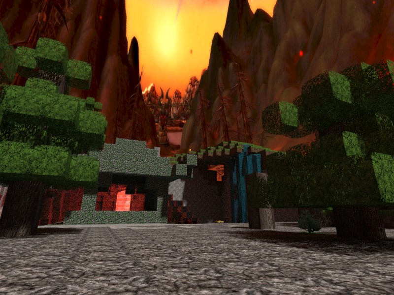 The Haunted Village Magic Temple - adventure Minecraft Map