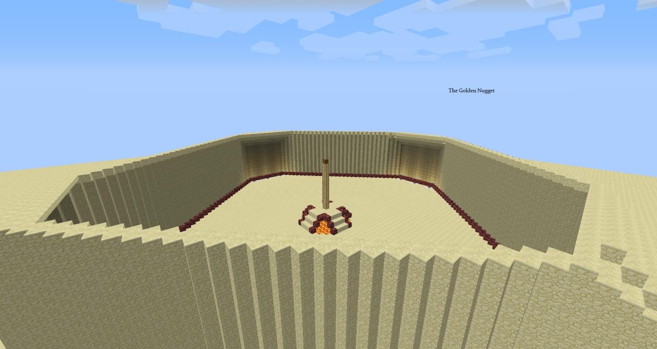 The Golden Nugget (Multiplayer Minigame) Minecraft Map