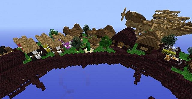 Sky Village Minecraft Map
