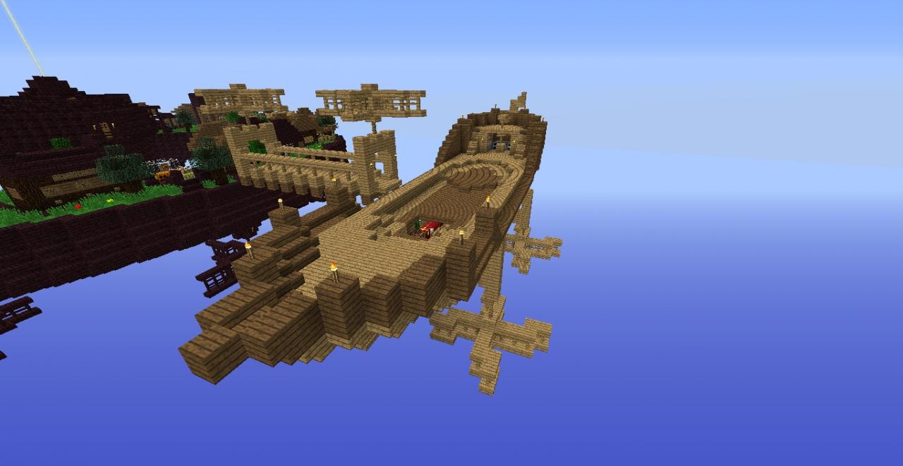 Sky Village Minecraft Map
