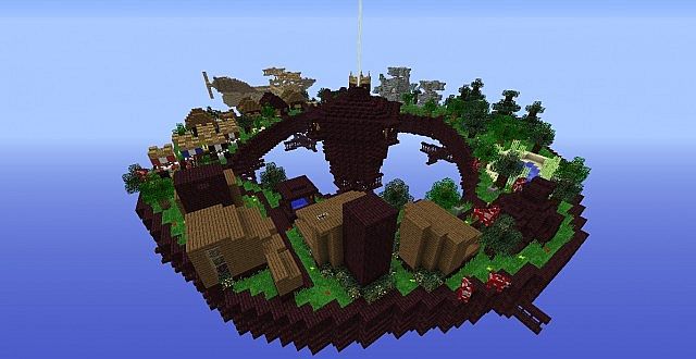 Sky Village Minecraft Map