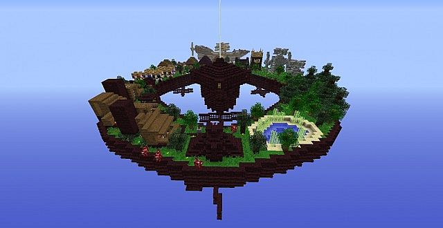 Sky Village Minecraft Map
