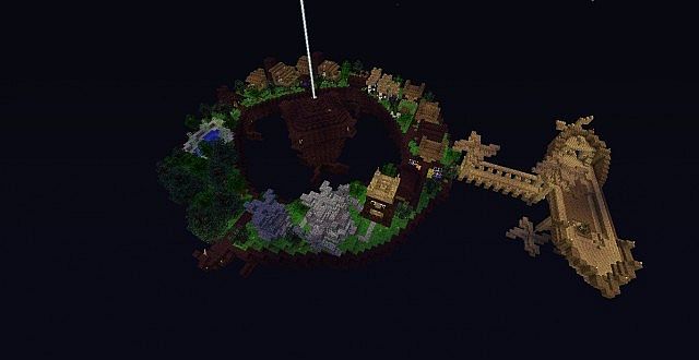 Sky Village Minecraft Map