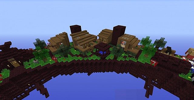Sky Village Minecraft Map
