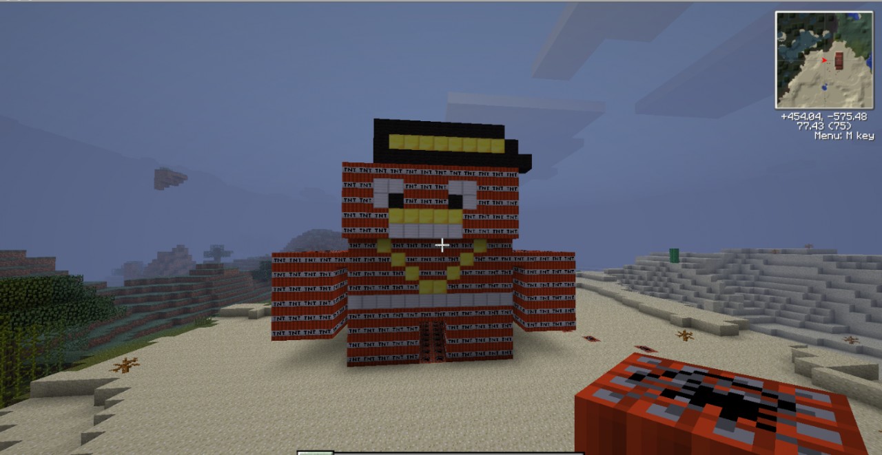 TNT Man Minecraft Map