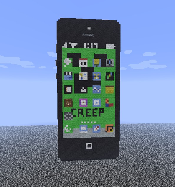 iPhone 5 Minecraft Map
