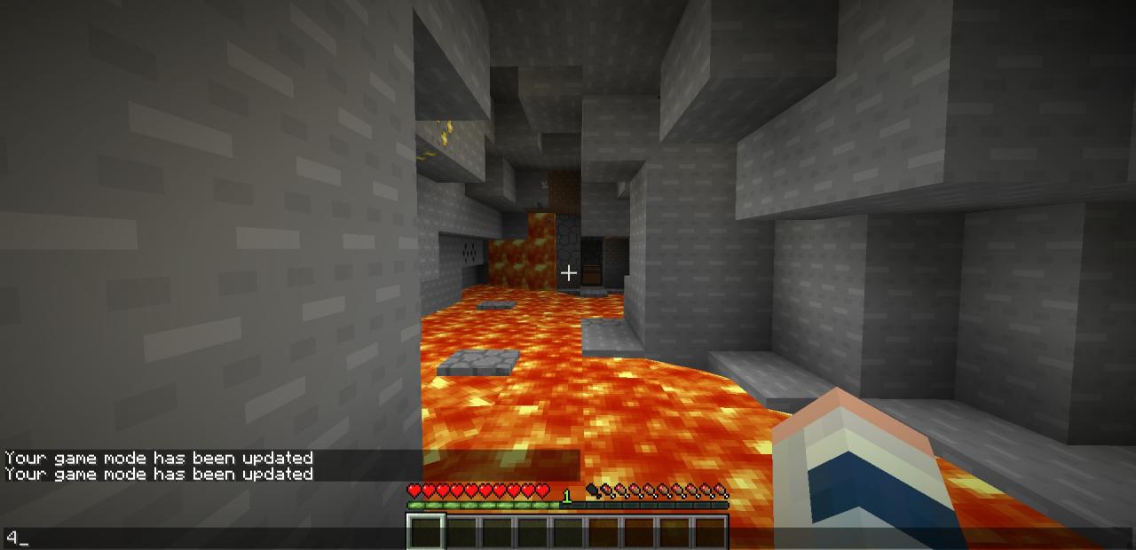 Zombie survival Lava Parkour Minecraft Map