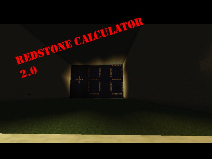 Redstone Calculator 2.0: Addition, Subtraction, and Display. Minecraft Map