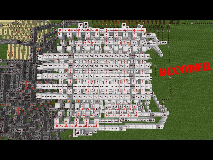 Redstone Calculator 2.0: Addition, Subtraction, and Display. Minecraft Map