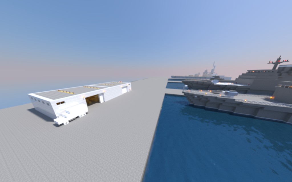 Summer Naval Shipyard Minecraft Map