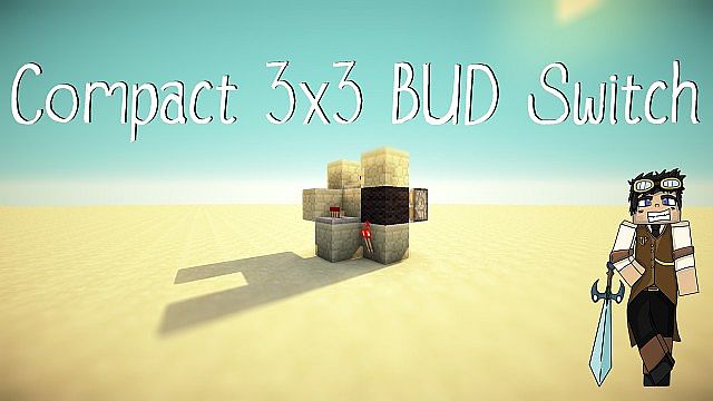 Compact 3x3 BUD Switch - Redstone Minecraft Map