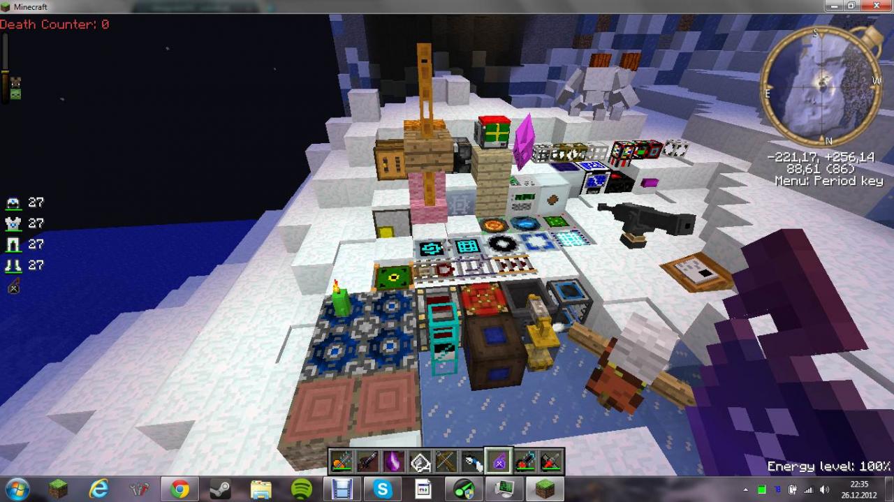 config file for tech mods Minecraft Map