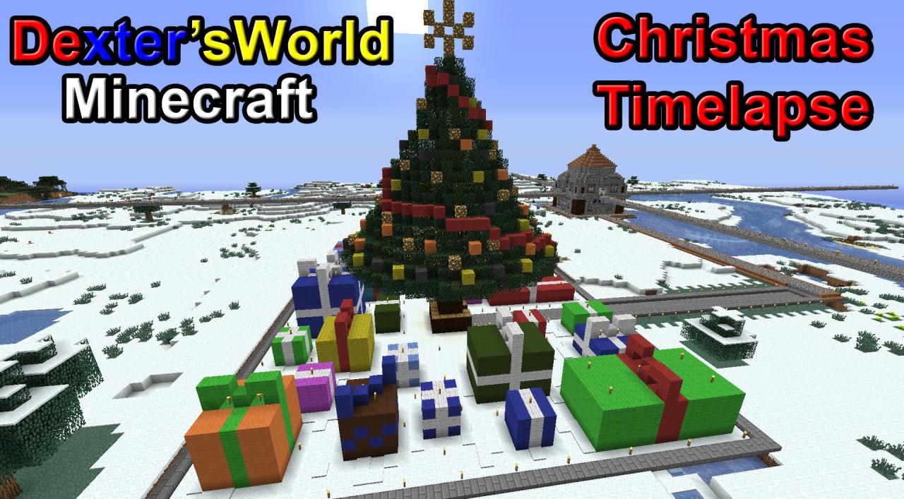 Timelapse Christmas Tree Minecraft Map