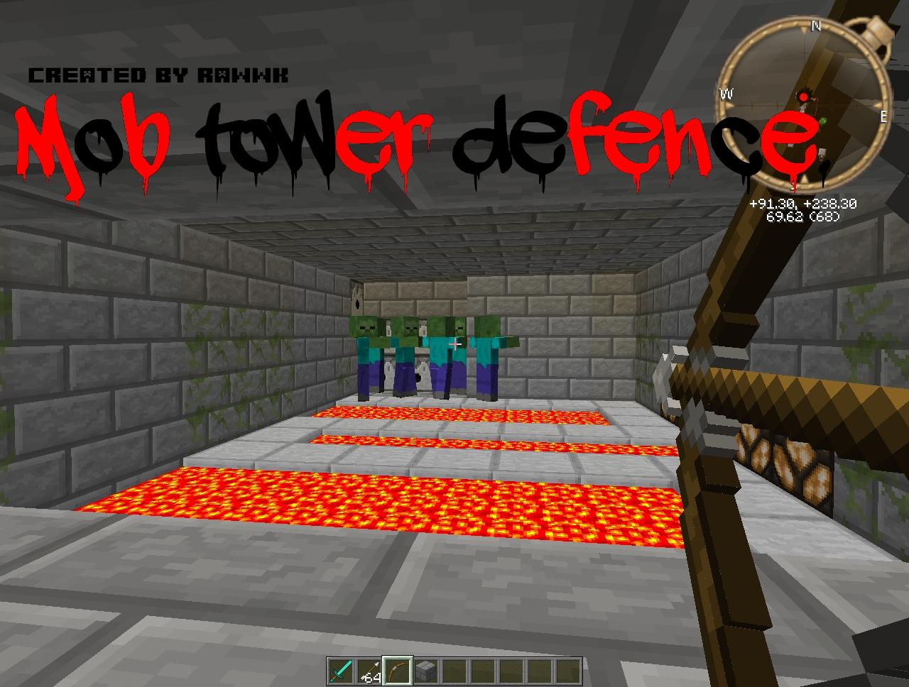 [Challenge] Mob Tower Defence [Beta] v1.1.2 Minecraft Map