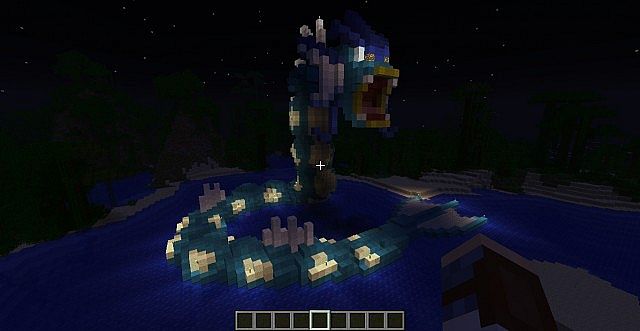 Giant Gyarados Minecraft Map