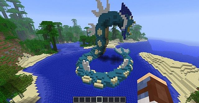 Giant Gyarados Minecraft Map