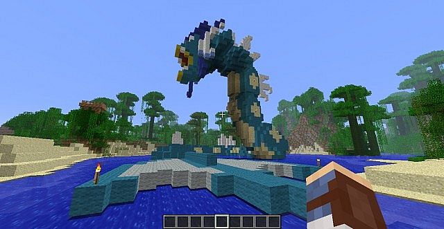 Giant Gyarados Minecraft Map