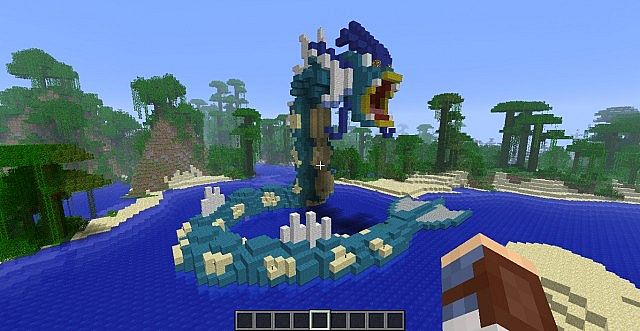 Giant Gyarados Minecraft Map