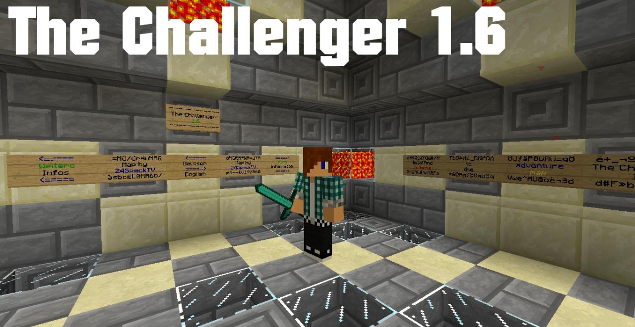 Minecraft 1.5 - Adventure Map - The Challenger - 1.6 Minecraft Map