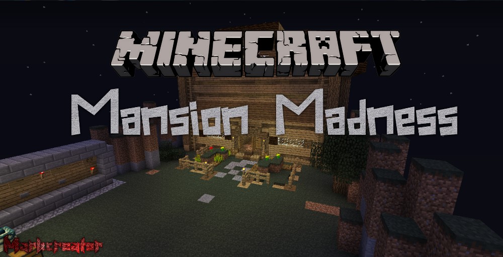 Mansion Madness - Redstone survival map Minecraft Map