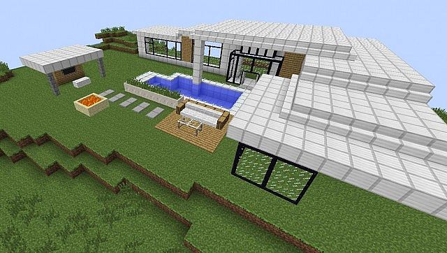 Modern House (For Tekkit) Minecraft Map