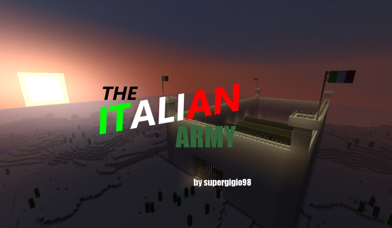 The Italian Army Minecraft Map