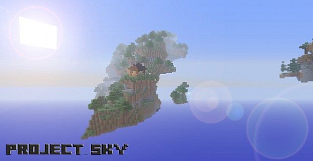 Project_Sky (Custom Heads). Minecraft Map