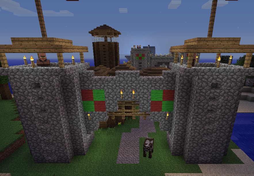 Small Medieval Village Minecraft Map