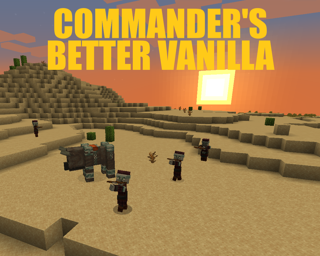 Commander's Better Vanilla 1.0 Minecraft Texture Pack