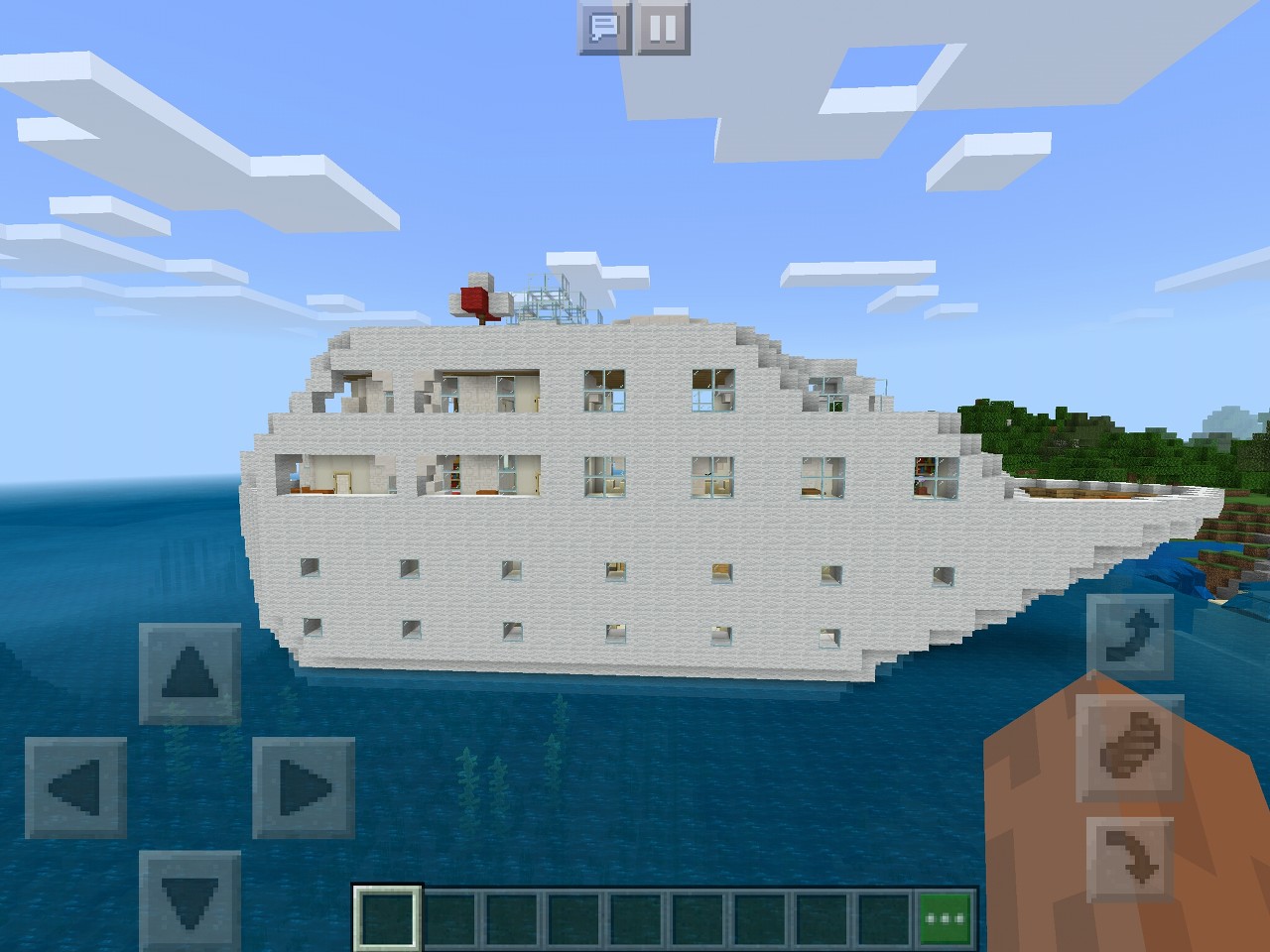 Yacht house with full interior Minecraft Map