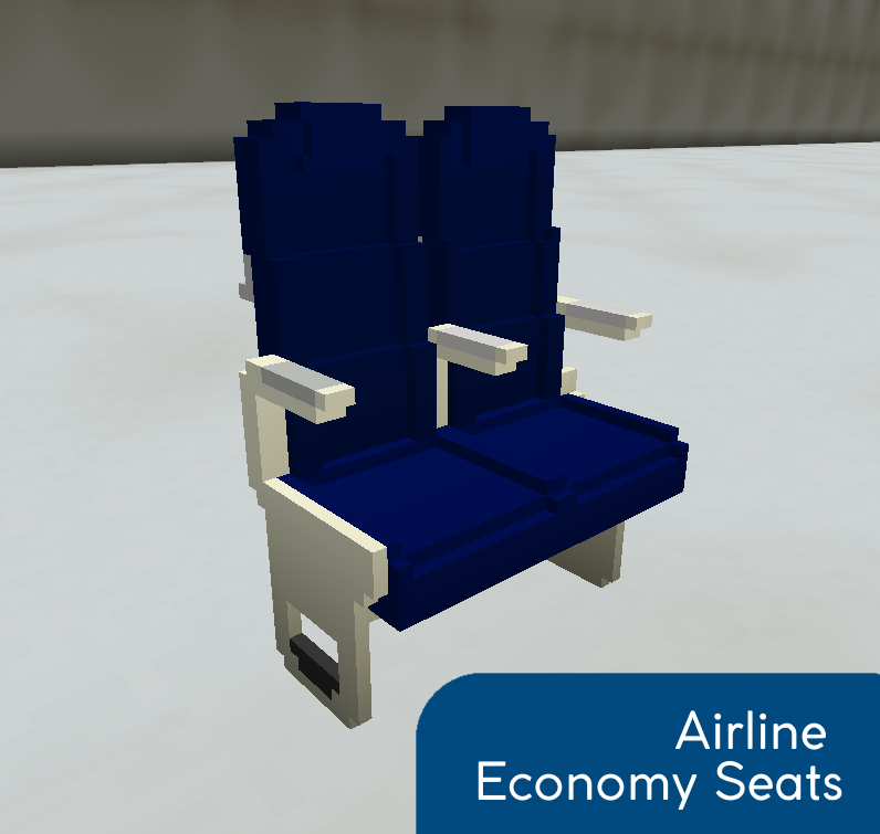 Airline Economy Seats Minecraft Map