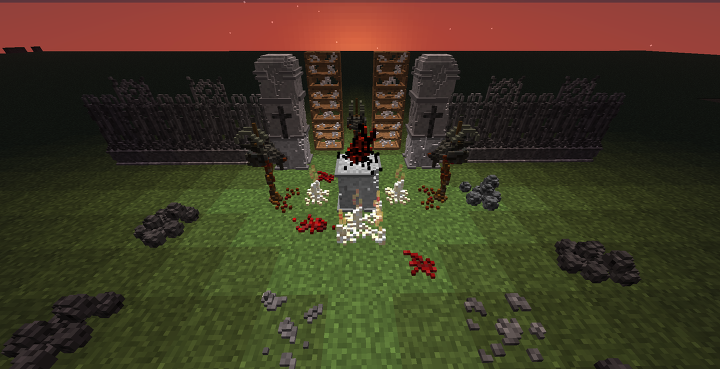 Gothic Horror Blocks (Armourer's Workshop) Minecraft Mod