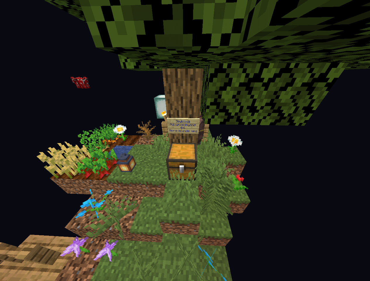 Skyblock Advanced mythic 0.6 More islands update Minecraft Map
