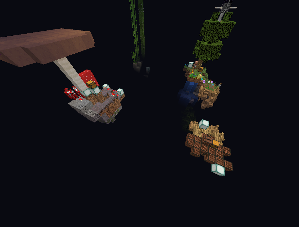 Skyblock Advanced mythic 0.6 More islands update Minecraft Map