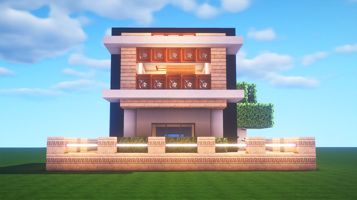Modern house ! mini Minecraft Map