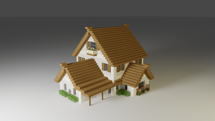 House Render Minecraft Map