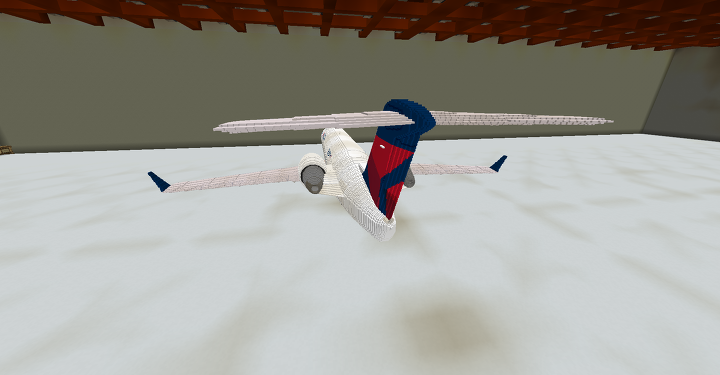 Delta Airlines / Delta Connection Bombardier CRJ200 (1:1 scale with ...