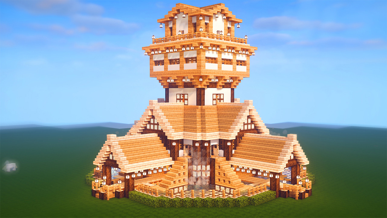 Large Oak House Minecraft Map