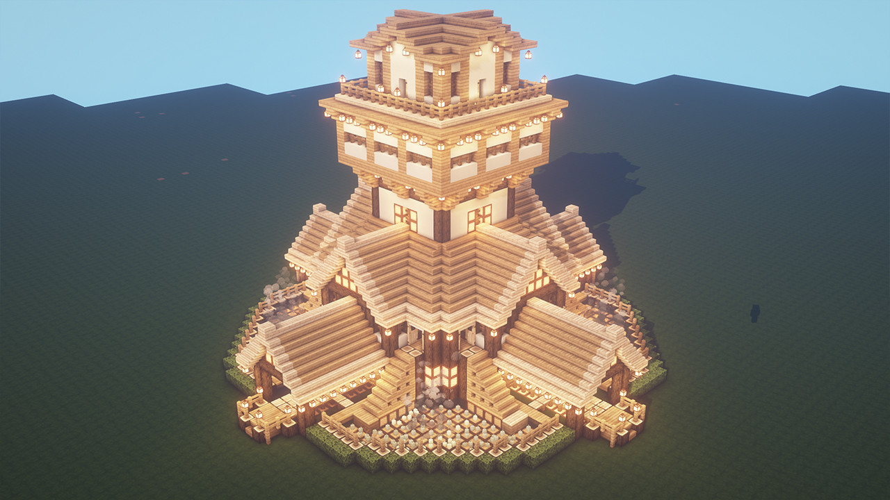 Large Oak House Minecraft Map