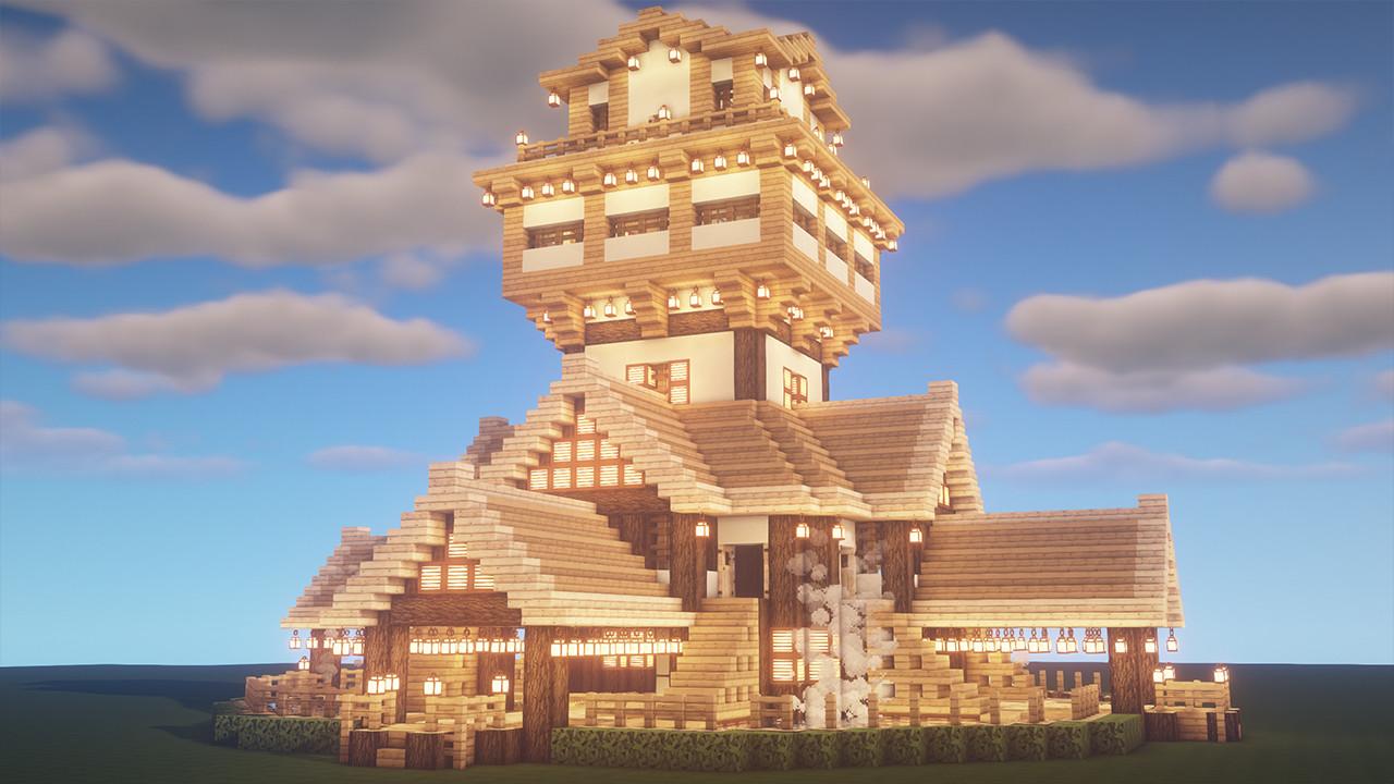 Large Oak House Minecraft Map