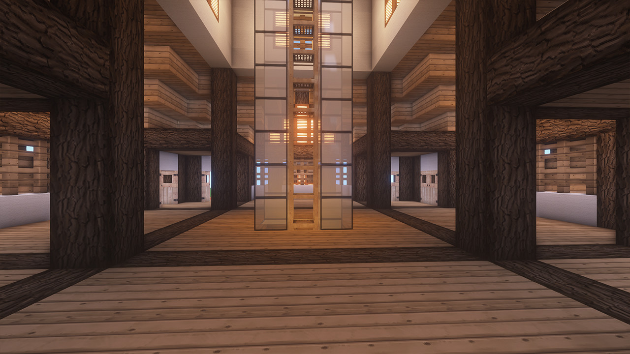 Large Oak House Minecraft Map